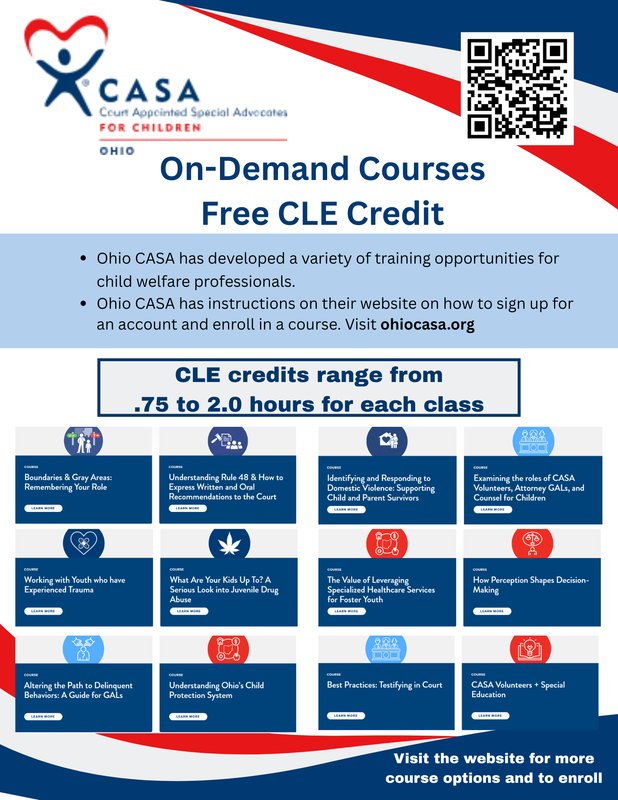 Free Ohio Continuing Legal Education (CLE) Classes